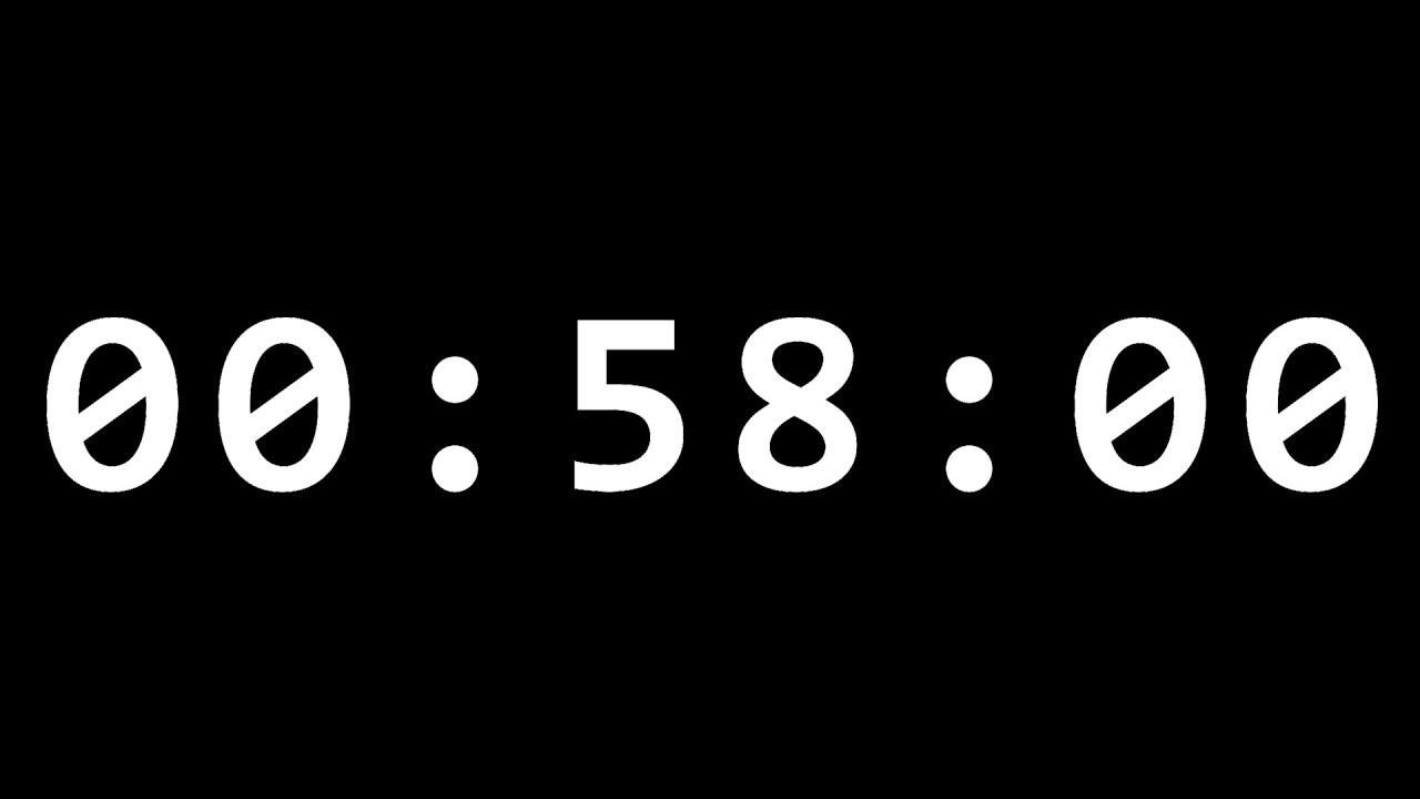 58 Minute Timer | Timer 58 Menit - YouTube
