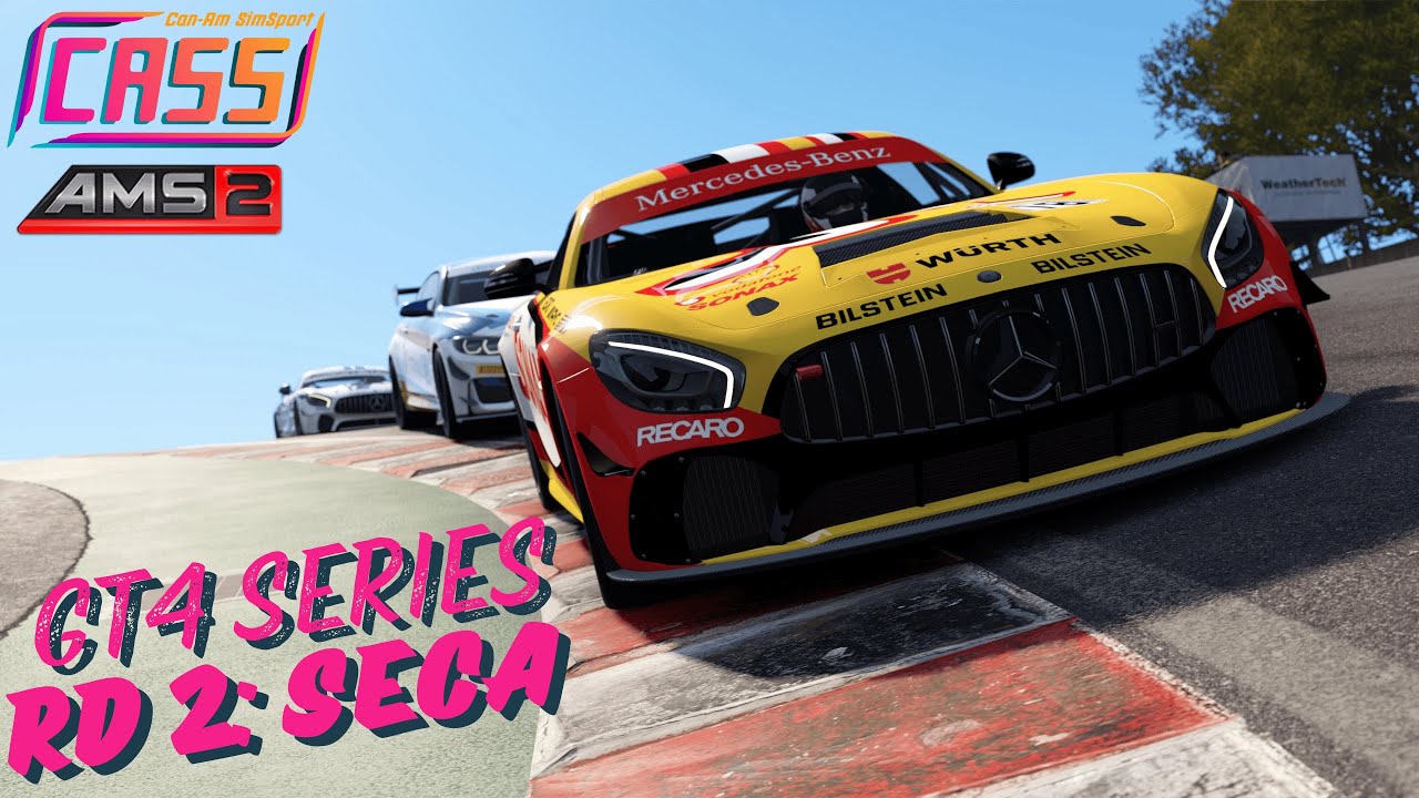 AMS2 | Can-Am Sim Sport GT4 Series | Round 2: Laguna Seca - YouTube