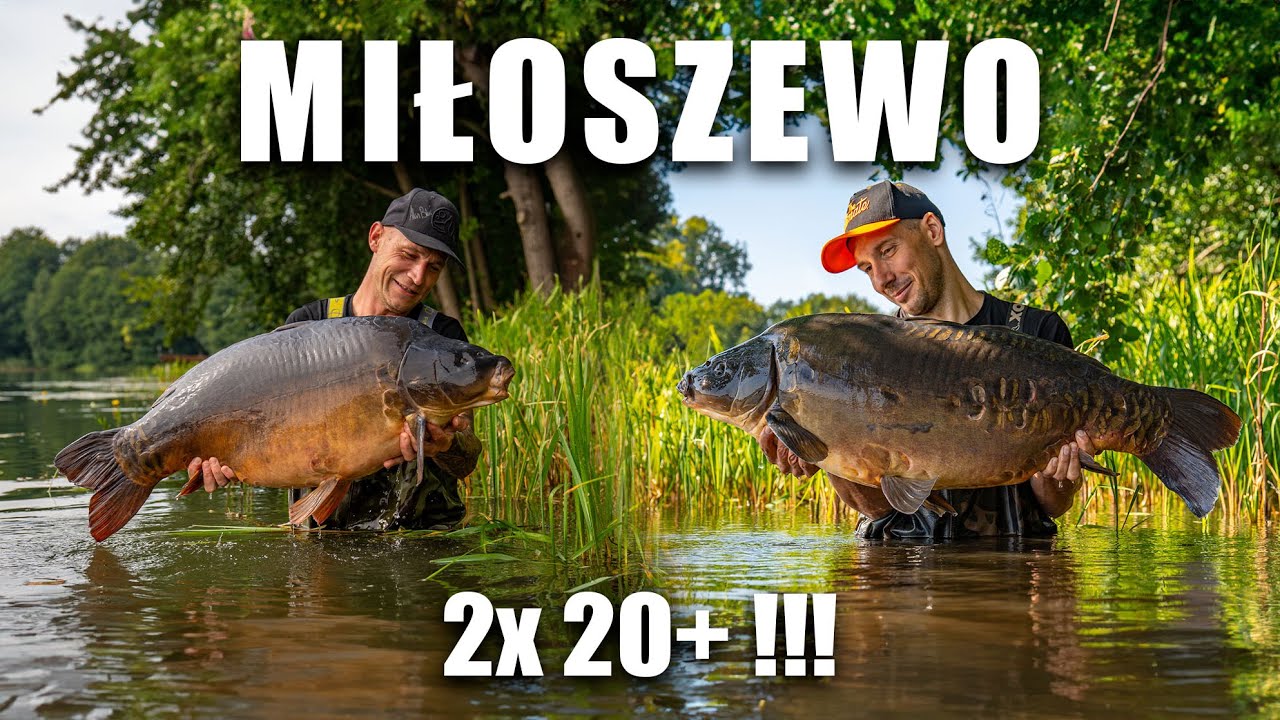 Sierpniowe Miłoszewo - Emil Krawczyk i Tomasz Szlachta na karpiowej zasiadce | 2x 20KG PLUS ...
