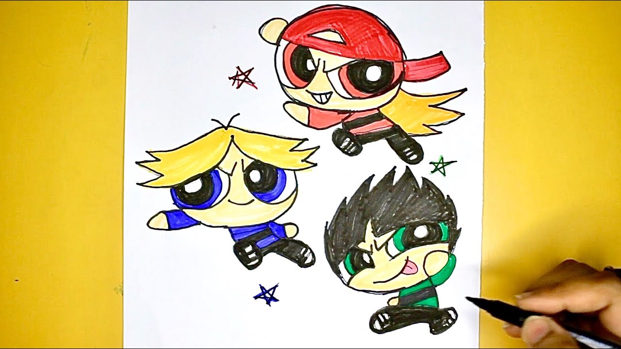 How to Draw RowdyRuff Boys - Step by Step | Drawing | Coloring - YouTube