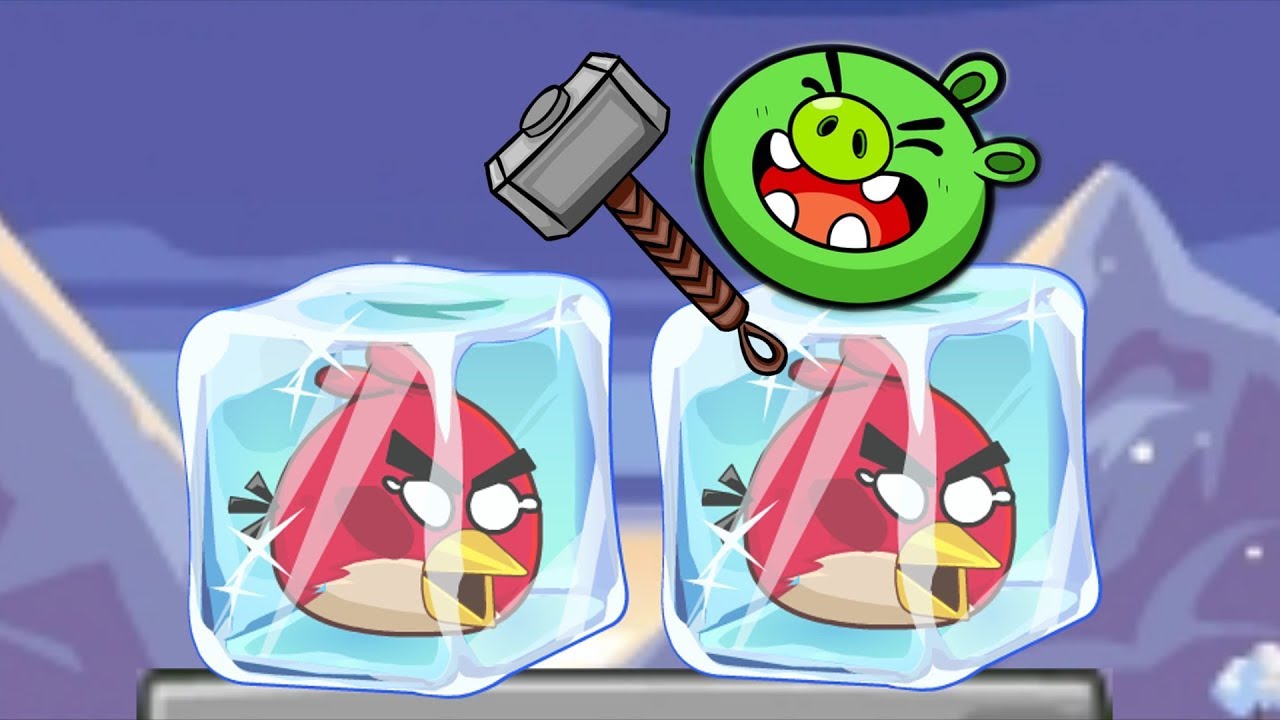Unfreeze Angry Birds - SMASHING ICE CUBE TO RESCUE THE FROZEN ANGRY ...