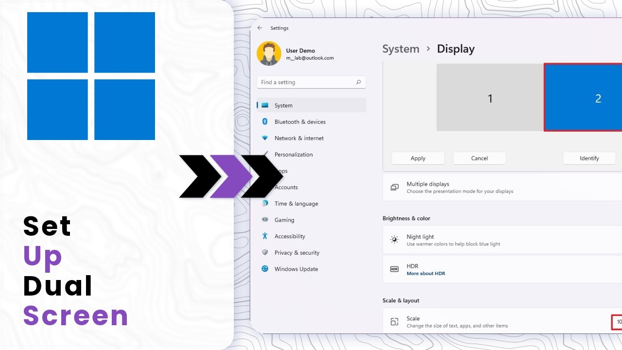 How to Detect and Set Up a Second Monitor on Windows 11 - YouTube