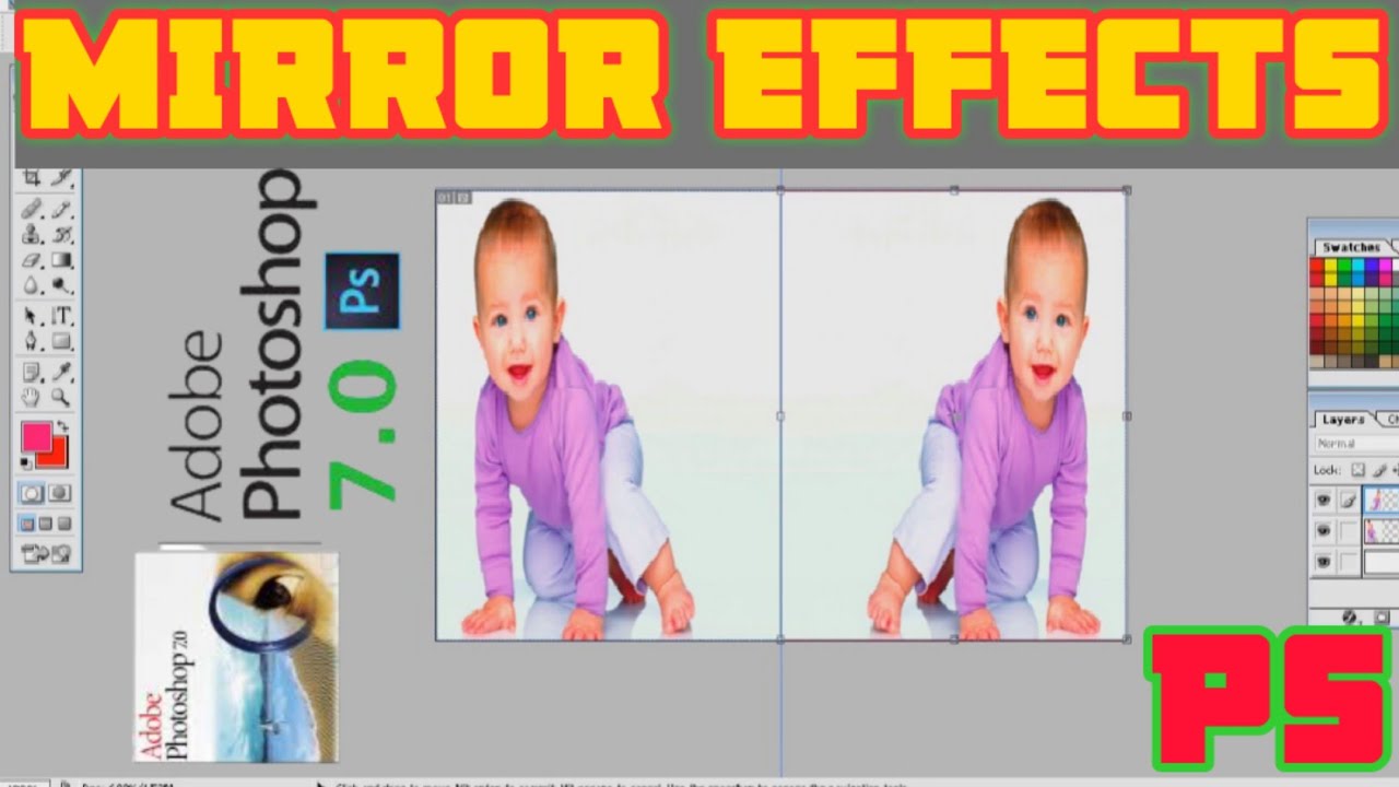 Design an image by applying mirror effects | Mirror effects | mirror ...