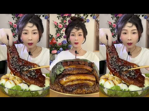 【ASMR】【MUKBANG】東坡肉 BRAISED PORK BELLY | EATING SHOW |CHINESE MUKBANG |食べ |吃播 LOVE ASMR•JENNIE #咀嚼音