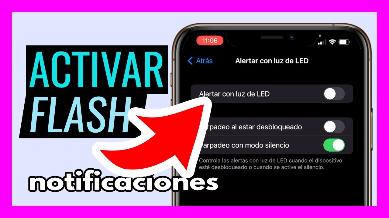 Cómo ACTIVAR el FLASH para las NOTIFICACIONES iPhone 2022 - YouTube