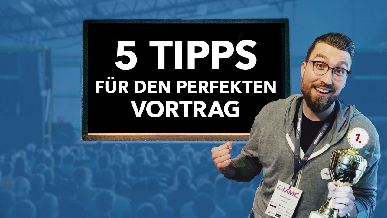 ️ So hältst Du den perfekten Vortrag 🥇🏆 - 5 Tipps! 🤓 - YouTube