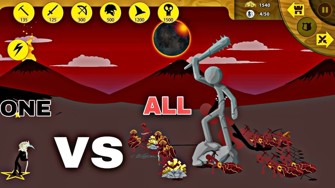 STICK WAR LEGACY ONE MAGIKILL (UNDEAD) VS LAST STAND ALL SOLDIER INSANE ...