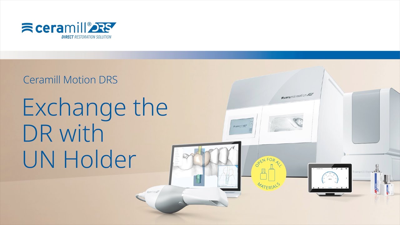 Ceramill Motion DRS - Change of the UN Holder - YouTube