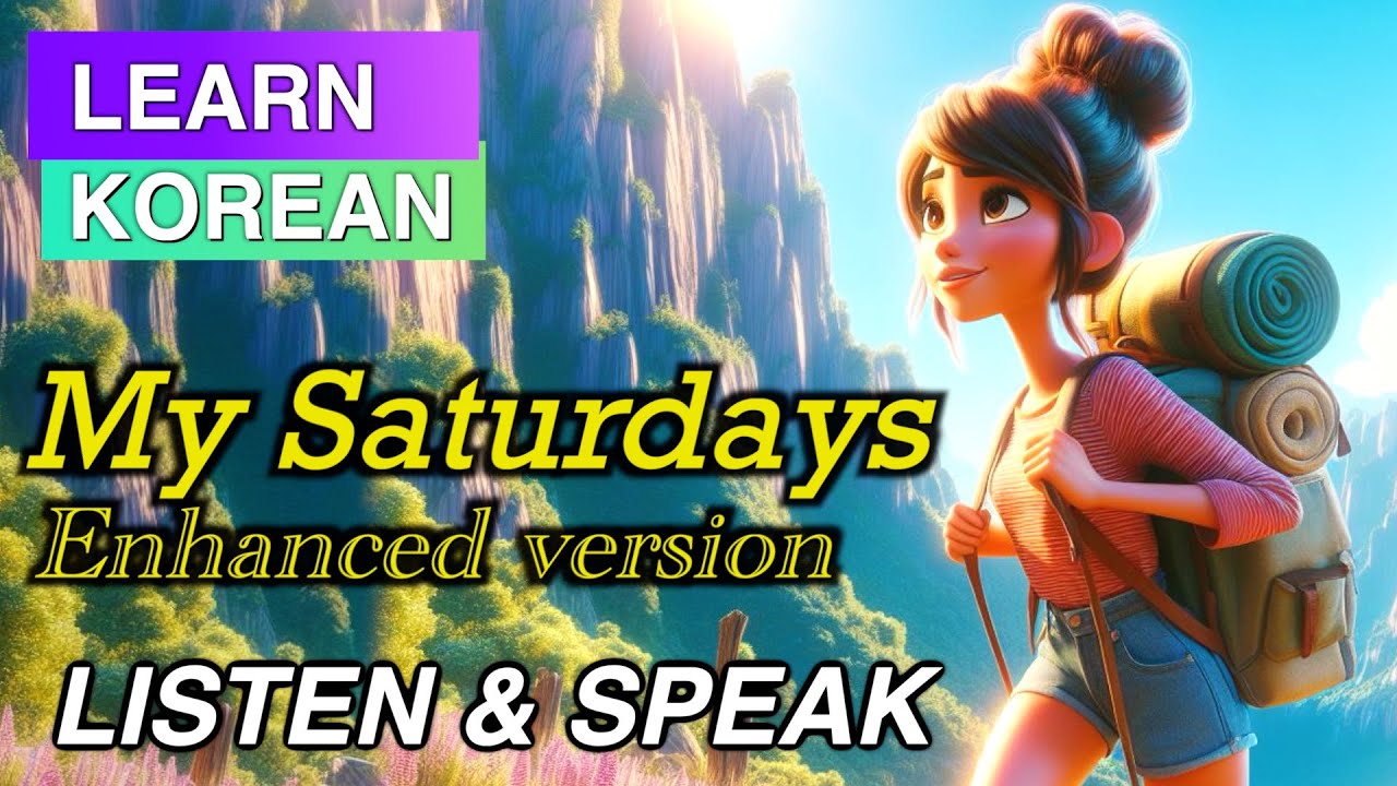 My Saturdays | Korean Speaking Practice | Korean Listening Practice ...