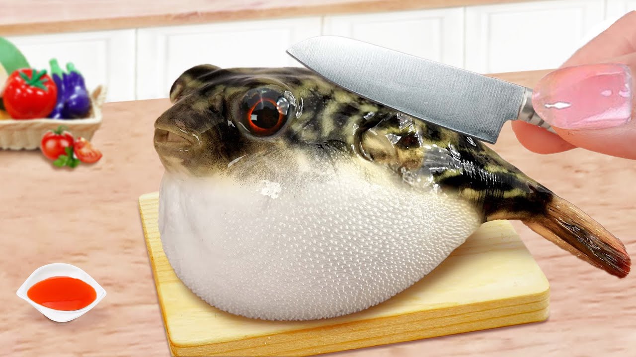 Yummy Miniature Puffer Fish Recipe 🐠 1000+ Satisfying Miniature Tasty ...