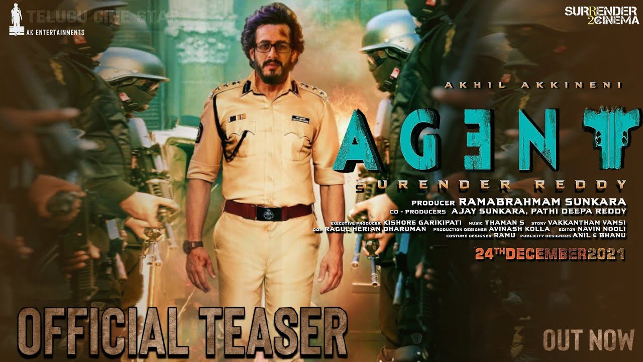 Akhil Akkineni Agent Intro Official Teaser | #Agent Movie Official ...