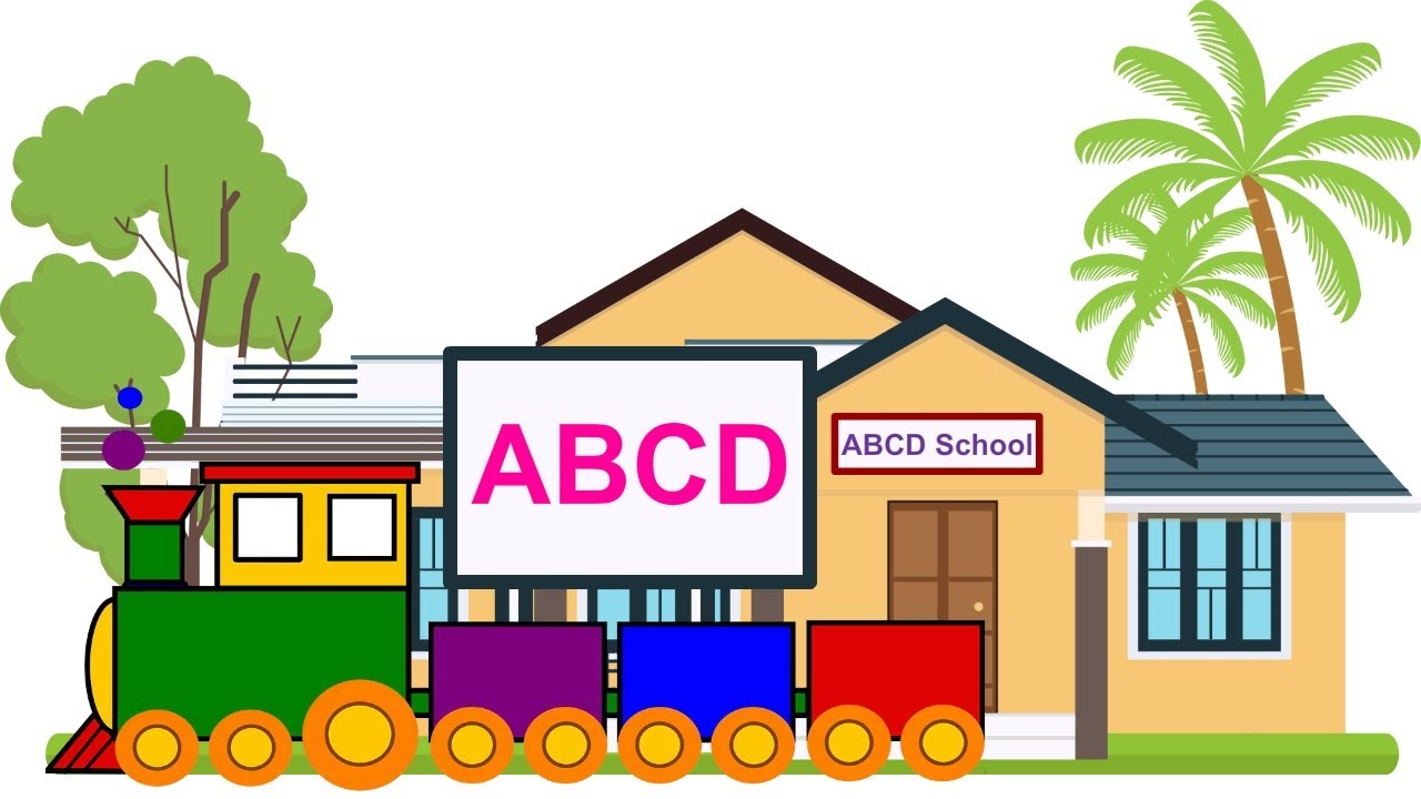 ABCDEFG | ABCD School | ABCD Learning For Children | ABCD Rail Gadi ...