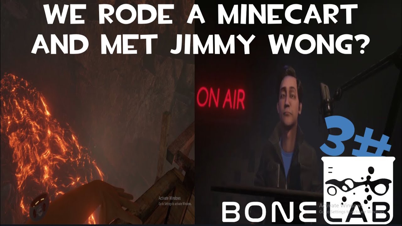 GOING IN A MINECART AND MEETING JIMMY WONG? (BONELAB part 3) - YouTube