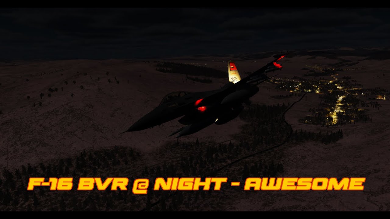 [DCS World] F-16 | BVR online | @NIGHT - YouTube