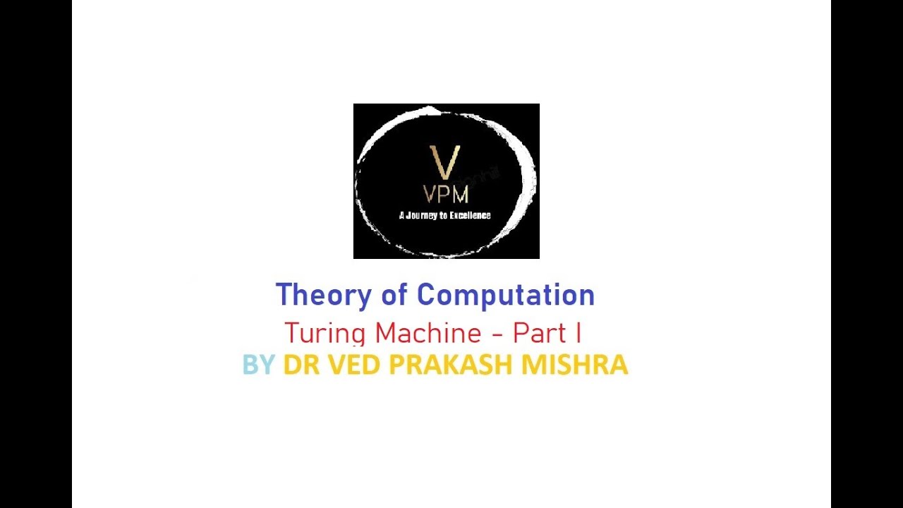TOC : Turing Machine - Part 1 - YouTube