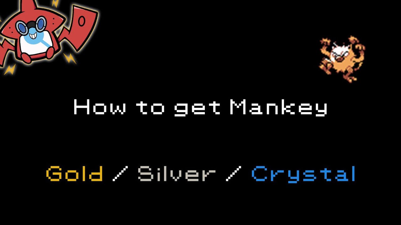 How to get Mankey in Pokemon Gold/Silver/Crystal [#056] - YouTube