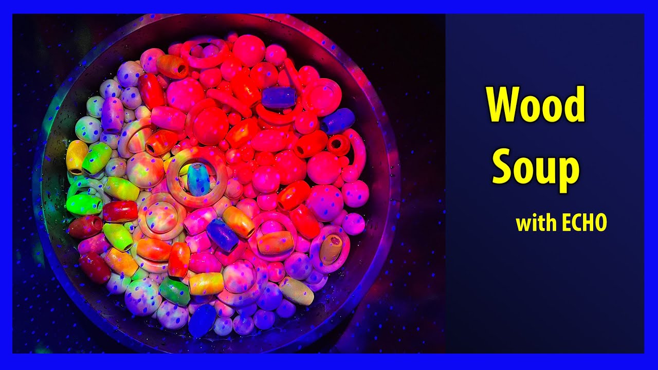 ASMR Relaxing Wood Soup with Echo NO TALKING - YouTube