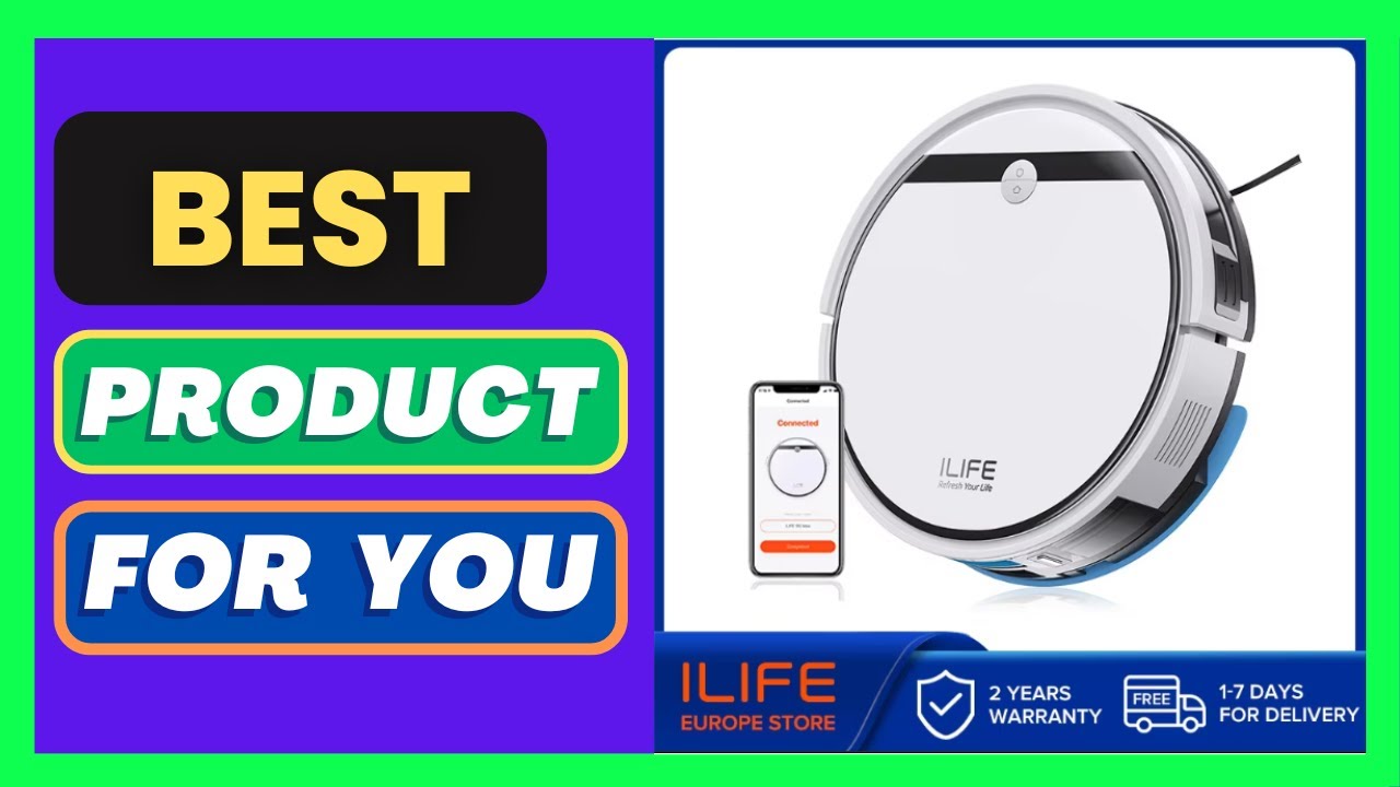 ILIFE V3X Robot Vacuum and Mop Combo, - YouTube