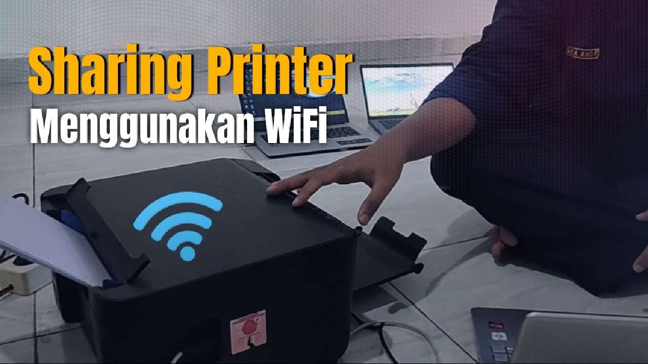 Cara Sharing Printer Menggunakan Wifi - YouTube