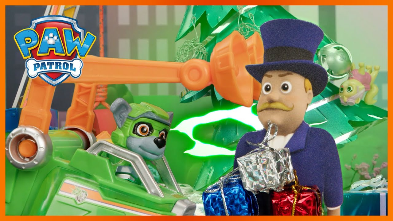Mighty Pups Save a Falling Tree | PAW Patrol | Toy Play Episode for ...