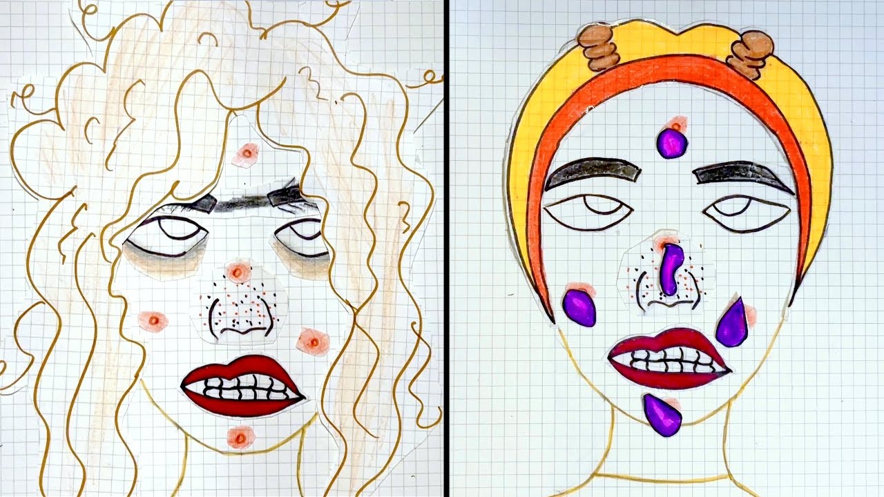 [Paperdiy] ASMR Makeup for Girl 💄 ASMR Paper Cosmetics 💄 소녀들을 위한 ASMR ...