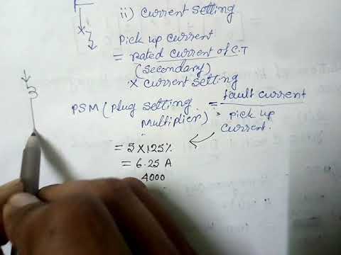 Over current relay solved numerical problem - YouTube