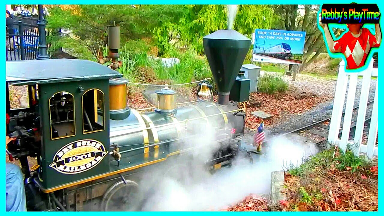 Fun Train Videos For Kids. Amusement Park Fun Train Rides. - YouTube