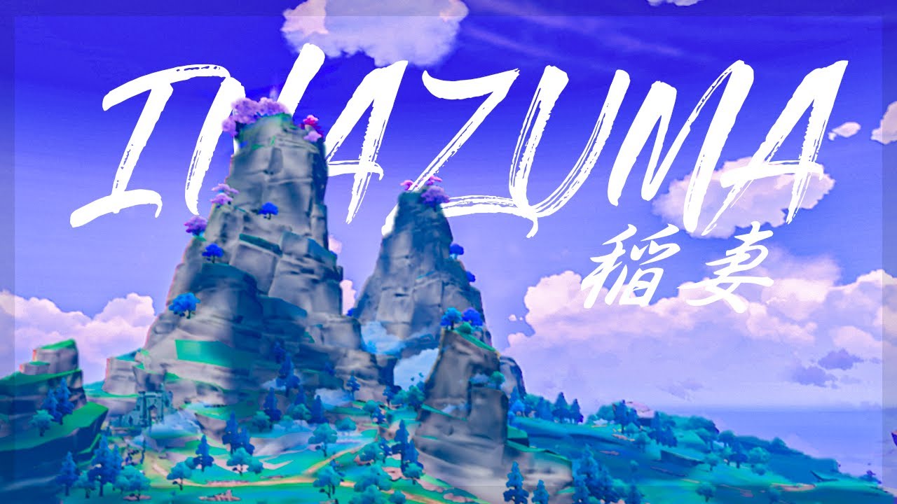 When You Realized How Beautiful Inazuma Really Is | Genshin Impact Map ...