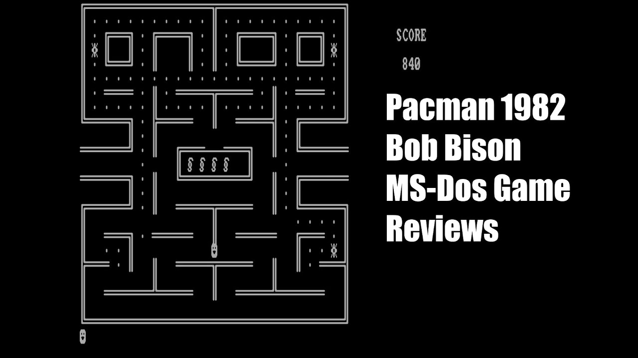 Pacman - Bob Bison - MS-DOS Game Review - YouTube