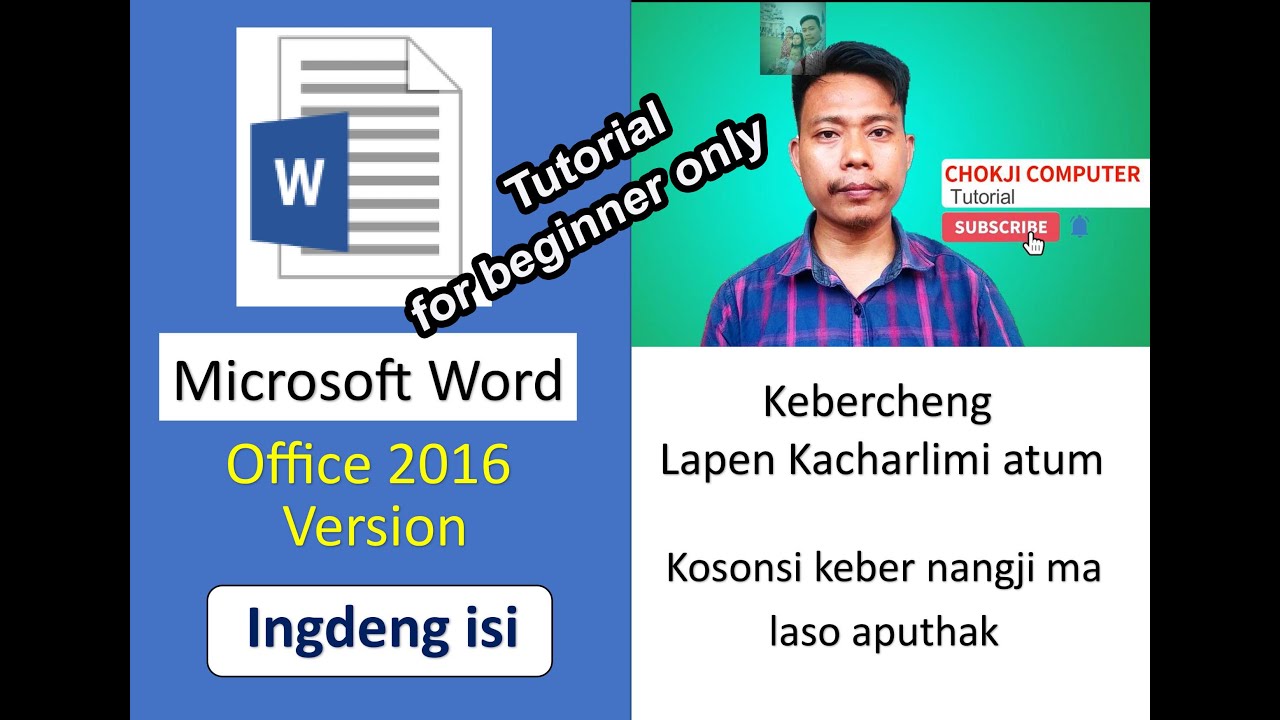 Microsoft word 2016 Tutorial Indeng isi - YouTube