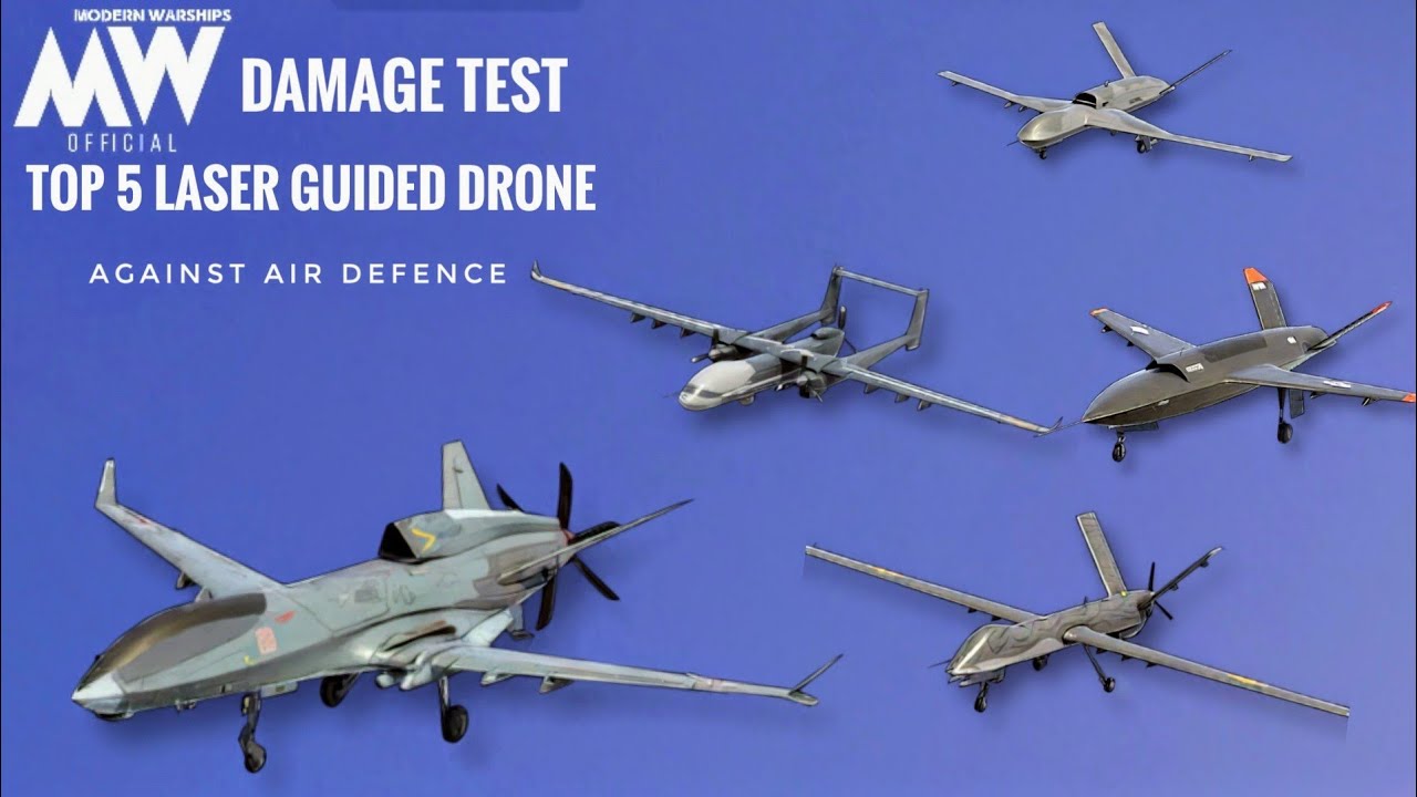 Top 5 Best Laser guided Drone , Against air defense test 🔥- Modern ...