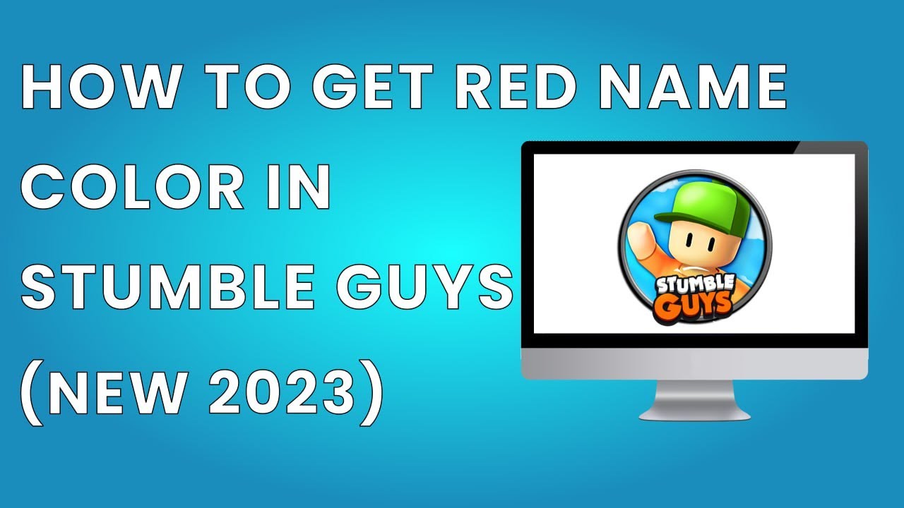 How to get A Red Name Color in Stumble Guys (New 2023) - YouTube