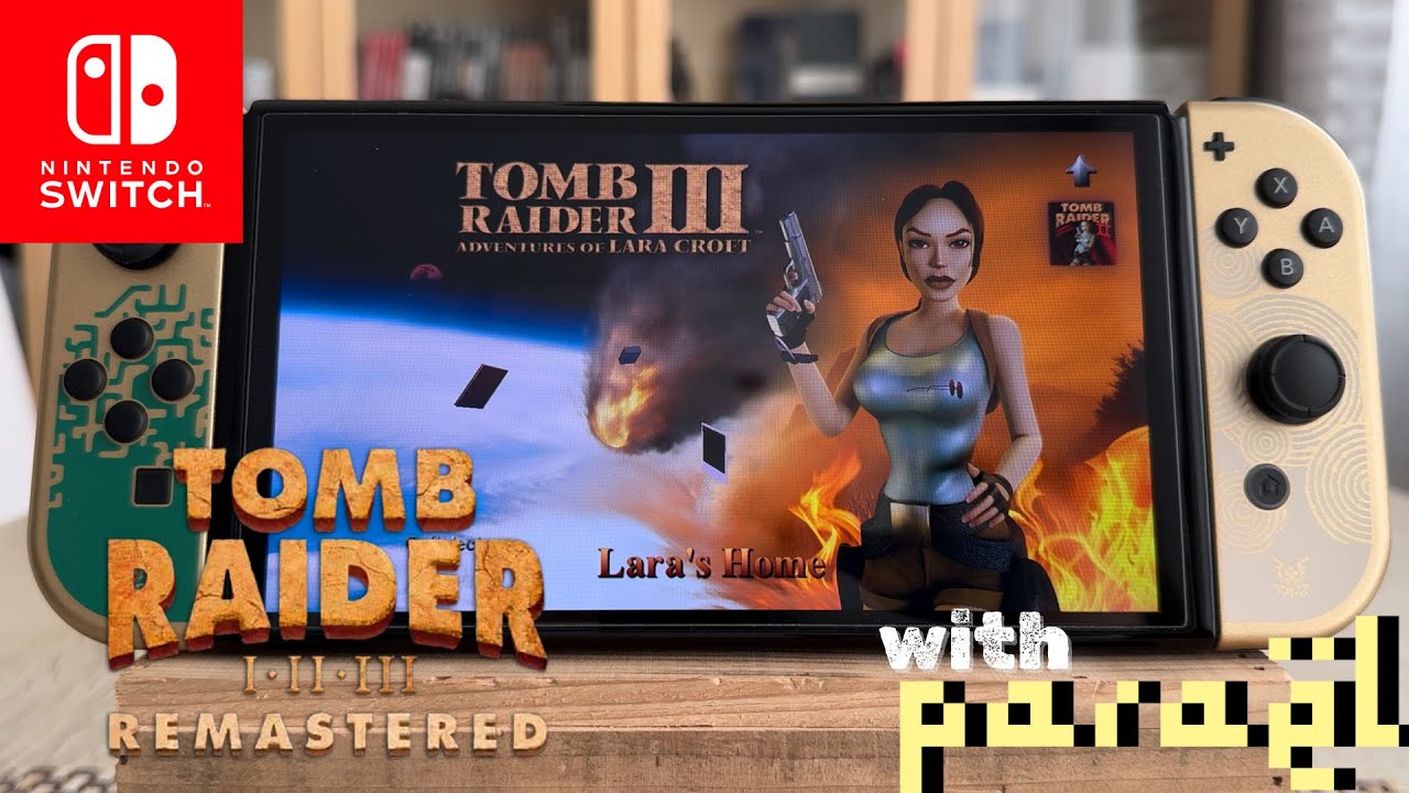Tomb Raider 3 Remastered Nintendo Switch OLED - 4K 60 FPS gameplay ...