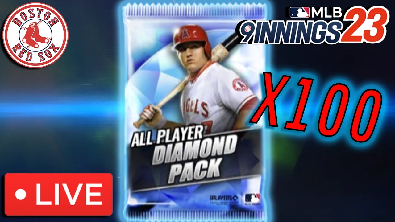 [LIVE] MLB 9 Innings 23 - 100 DIAMOND PACKS!!! - YouTube