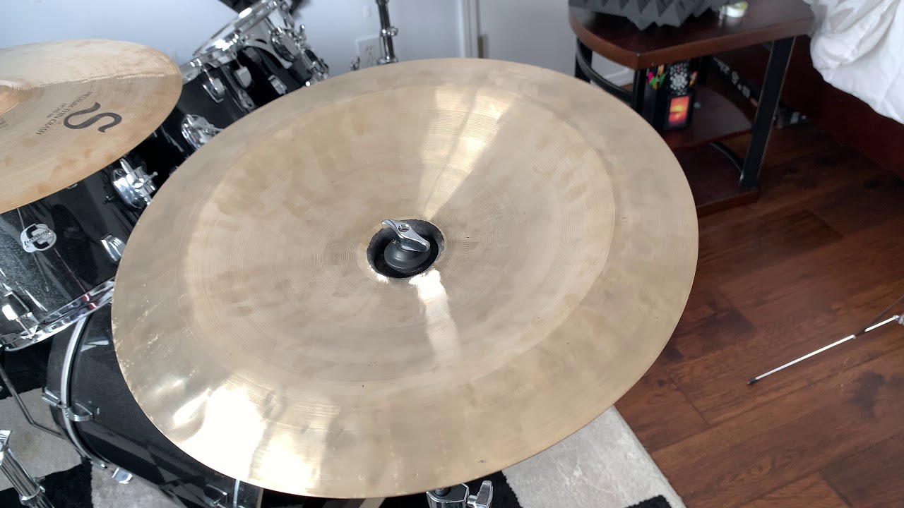 16" Wuhan China Cymbal - YouTube