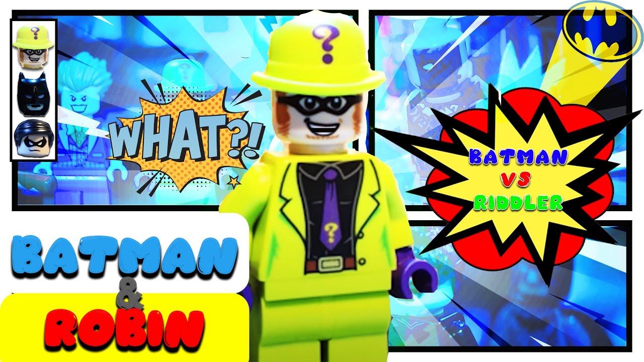 Batman vs Riddler | Batman & Robin | Lego Stop Motion - YouTube