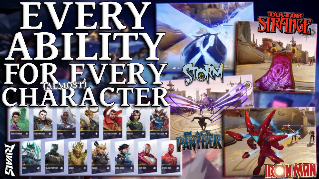 EVERY CHARACTER’S MOVESET in 𝐌𝐚𝐫𝐯𝐞𝐥 𝐑𝐢𝐯𝐚𝐥𝐬 (so far) - YouTube