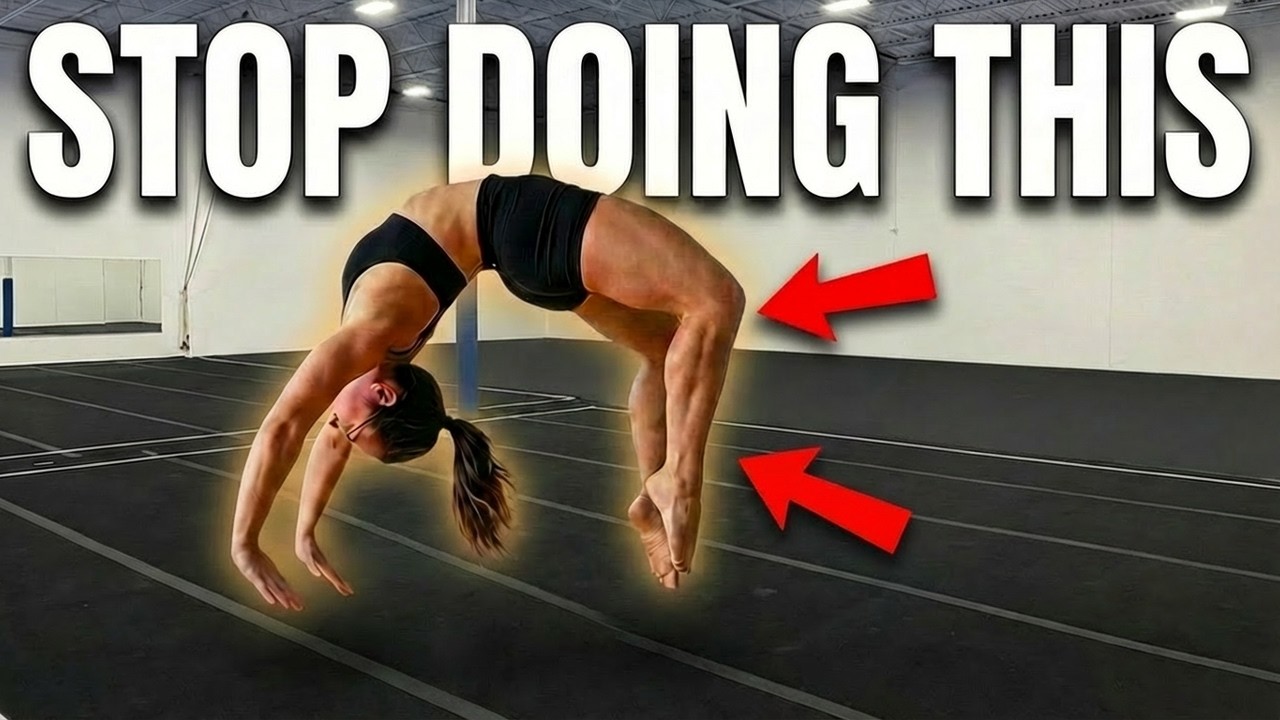 How To Fix Your Back Handspring | Common Back Handspring Mistakes |Back ...