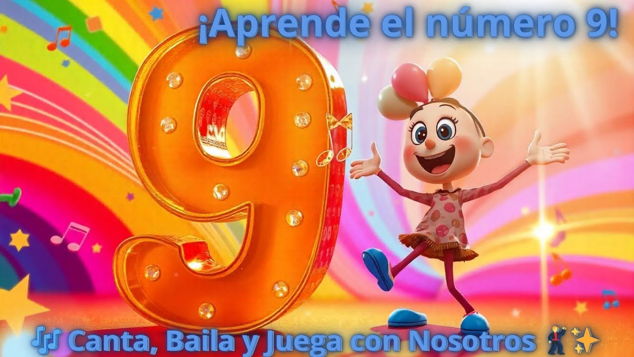 ¡Descubre el Mundo del Número 9 con Juegos y Actividades! - YouTube
