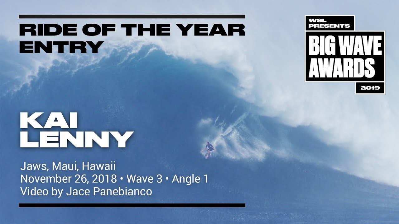 Kai Lenny at Jaws (Wave 3, Angle 1) - 2019 Ride of the Year Entry - WSL ...