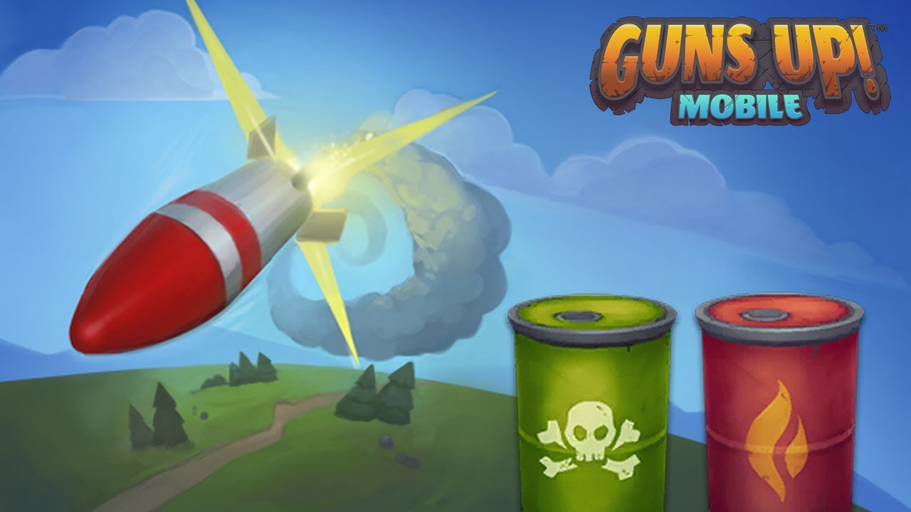 Best Trap Ever! (Missile Trap & Barrels) - GUNS UP! Mobile - YouTube