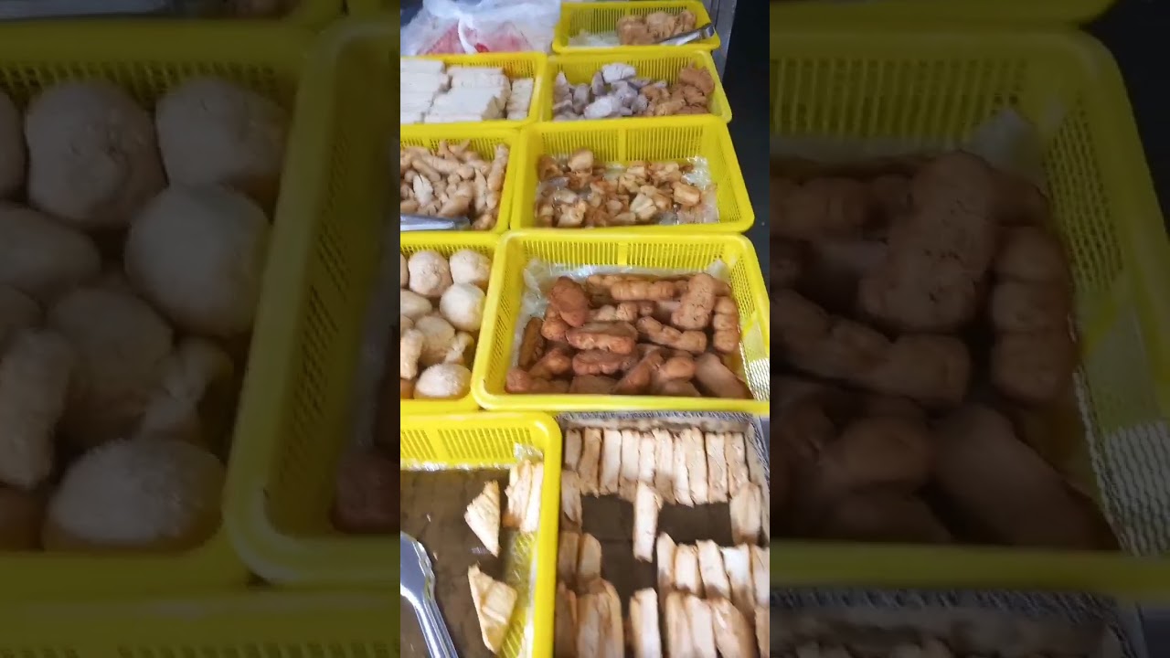 aneka ragam bentuk tahu goreng #tahu gembos #tahu bola #tahu segi tiga ...