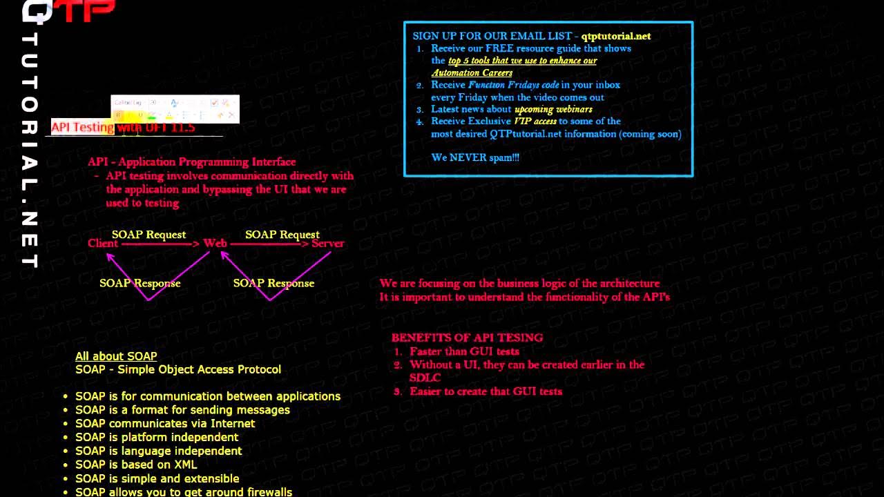QTP Tutorial for beginners-01-How to test APIs in UFT-Introduction ...