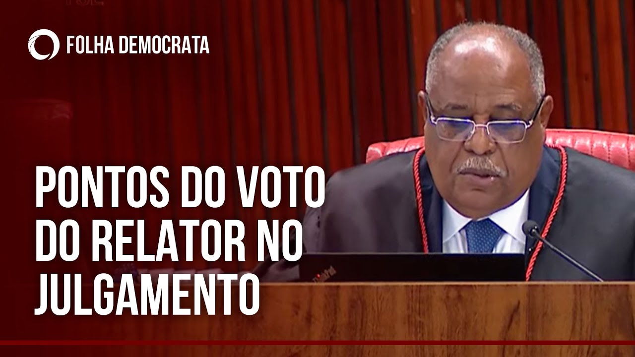 Os principais pontos do voto do relator no julgamento de Bolsonaro - YouTube