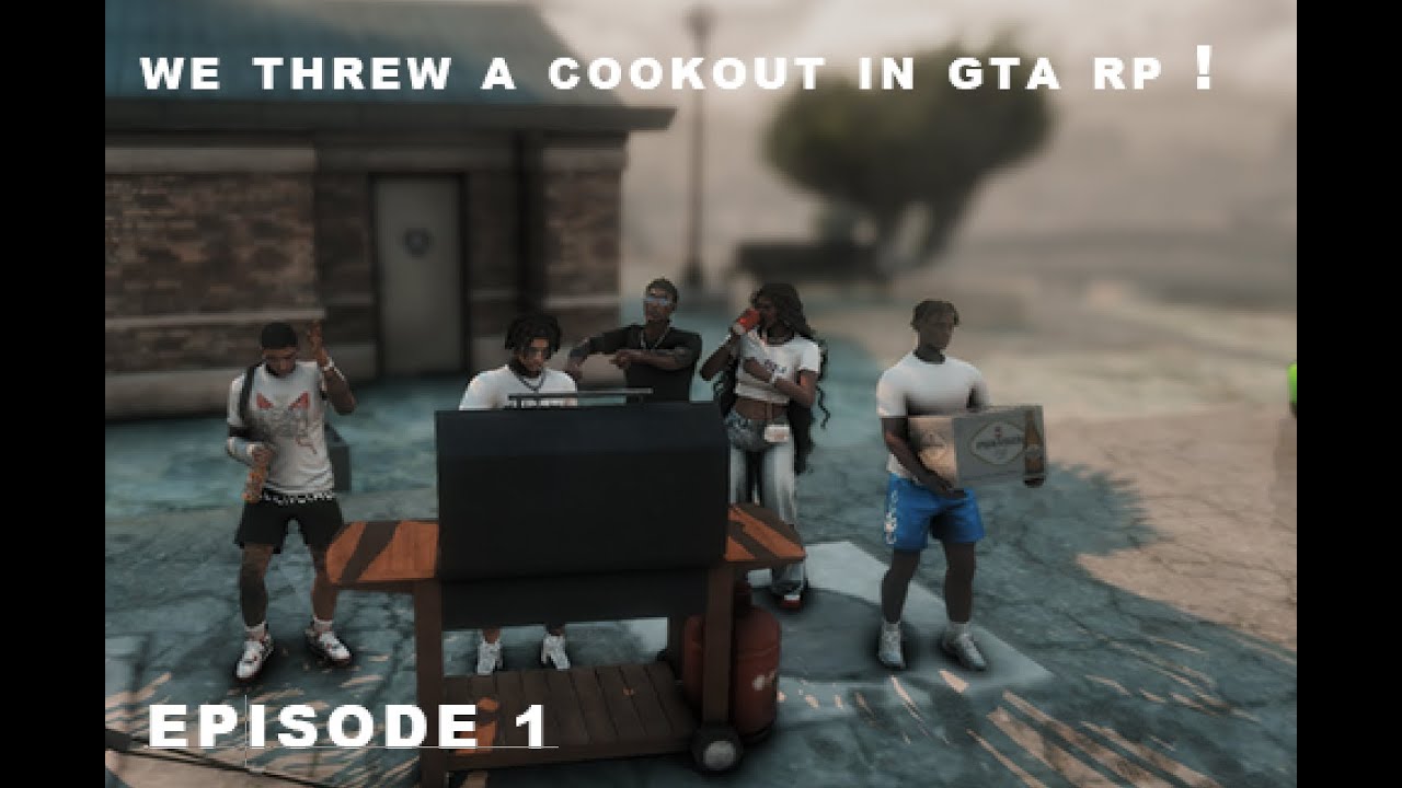 We Threw A Cookout In GTA 5 RP ! | Englewood LA RP | FiveM RP - YouTube
