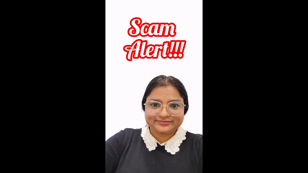 SCAM ALERT!!! - YouTube