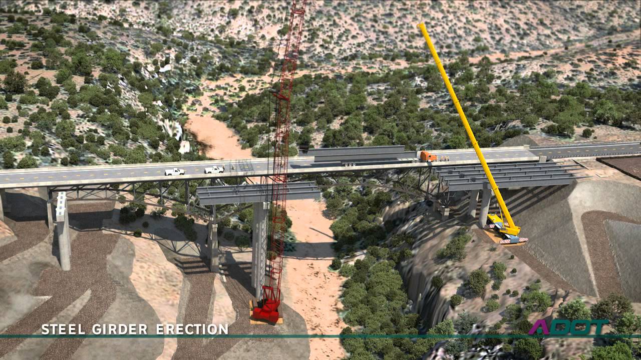 SR 89 Hell Canyon Bridge Animation - YouTube