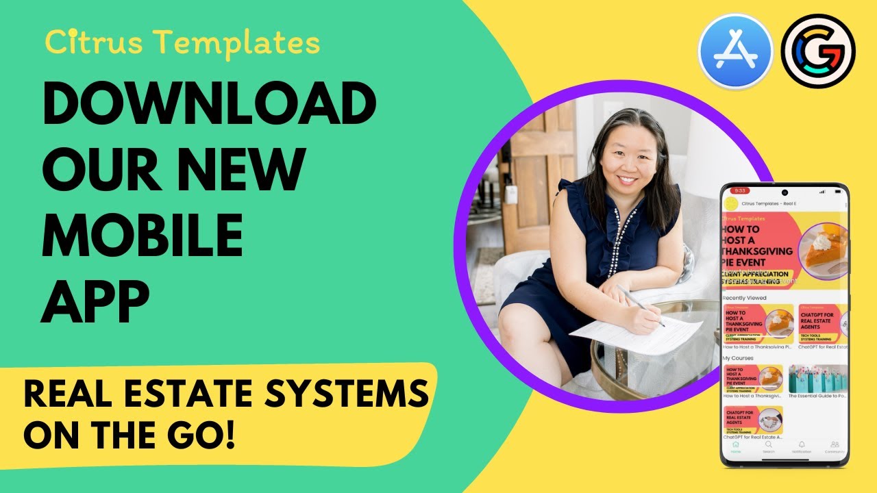 How to Download and Use The Citrus Templates Mobile App - YouTube