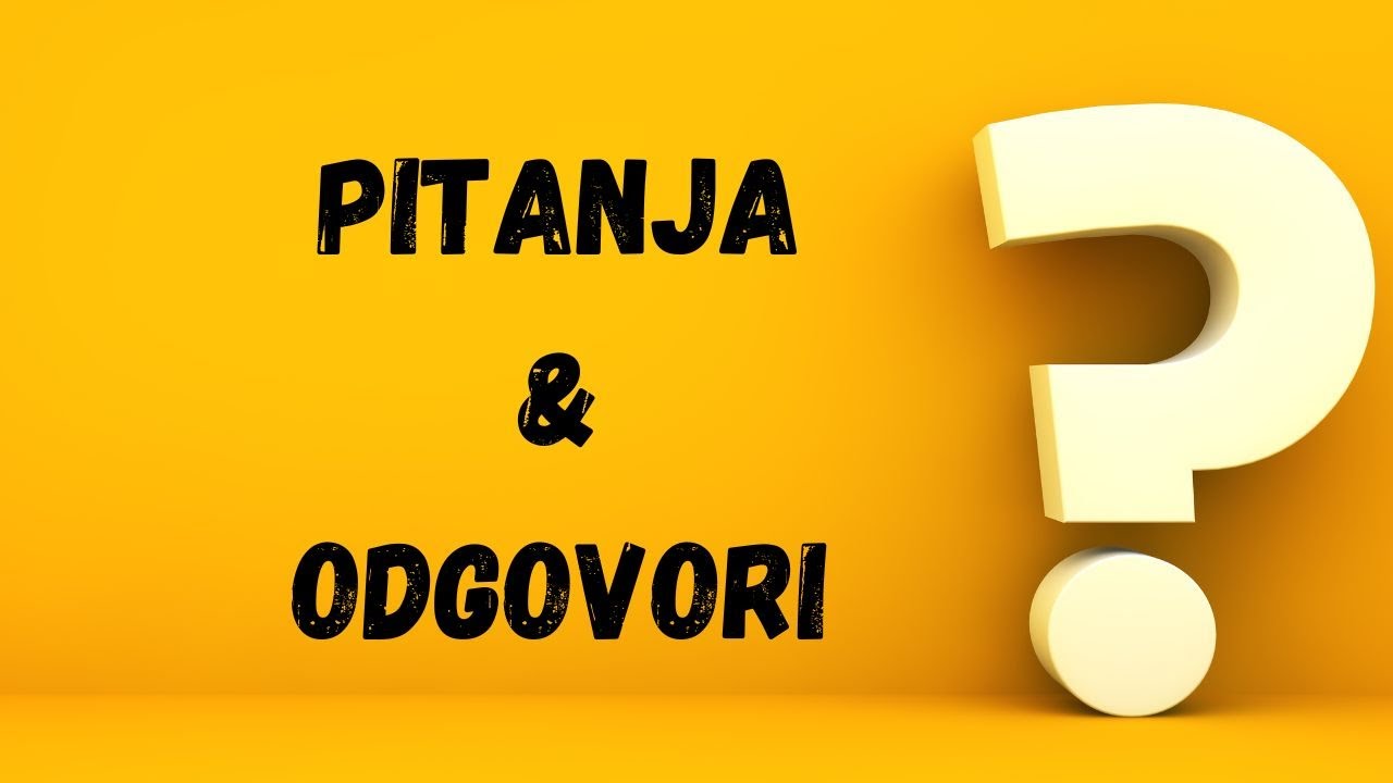 Pitanja i odgovori 5 - YouTube
