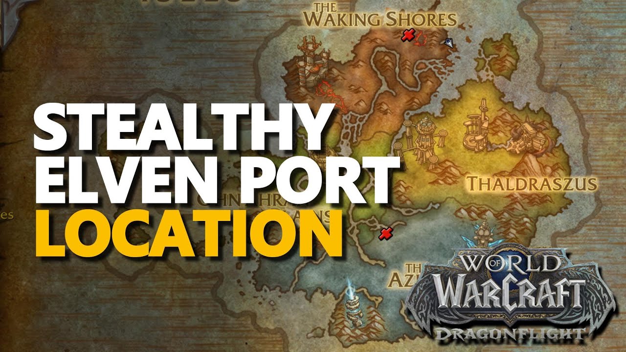 Stealthy Elven Port WoW Location - YouTube